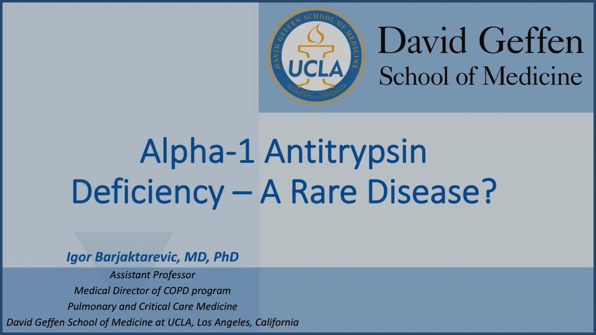 Alpha-1 Antitrypsin Deficiency - A Rare Disease? - Alpha-1 Foundation