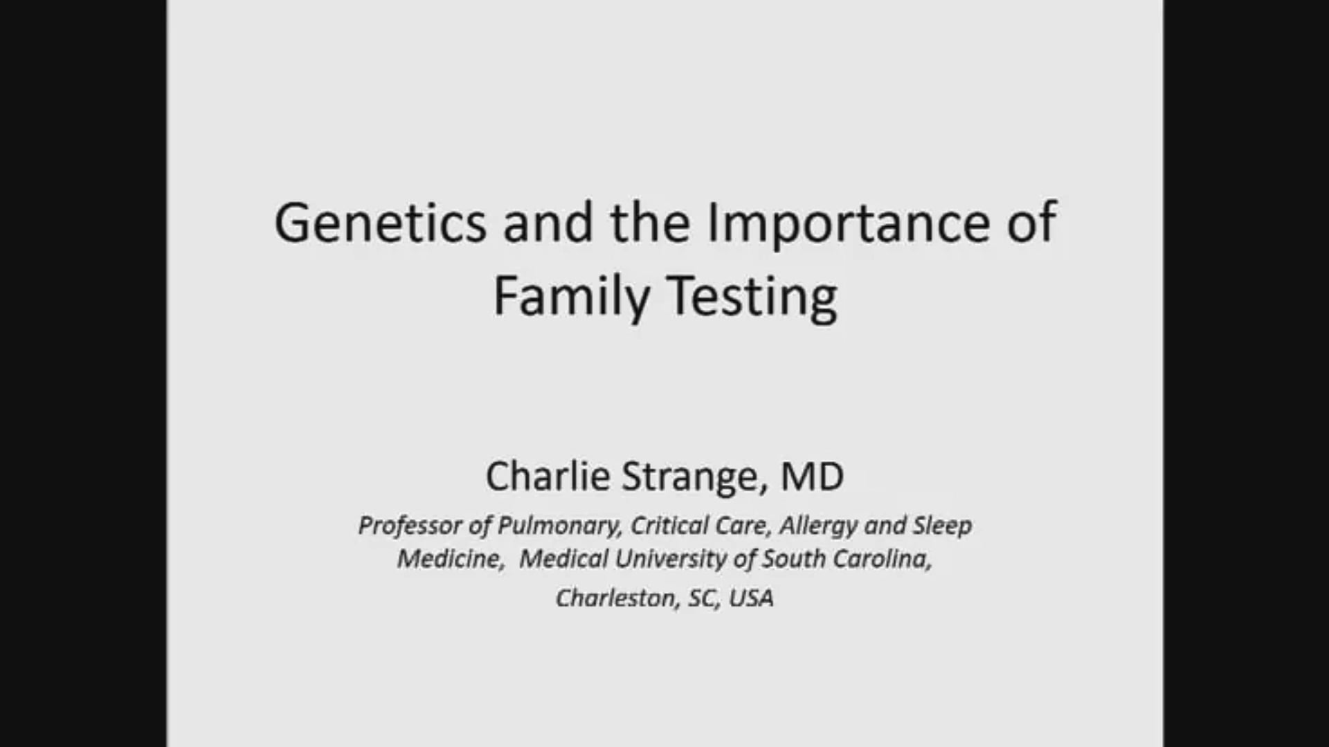 Genetics & the Importance of Family Testing - Alpha-1 Foundation