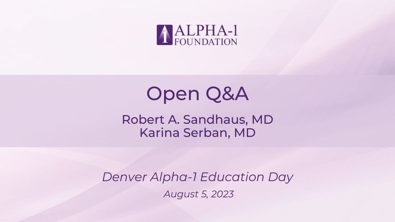 Vimeo Videos Archive - Alpha-1 Foundation