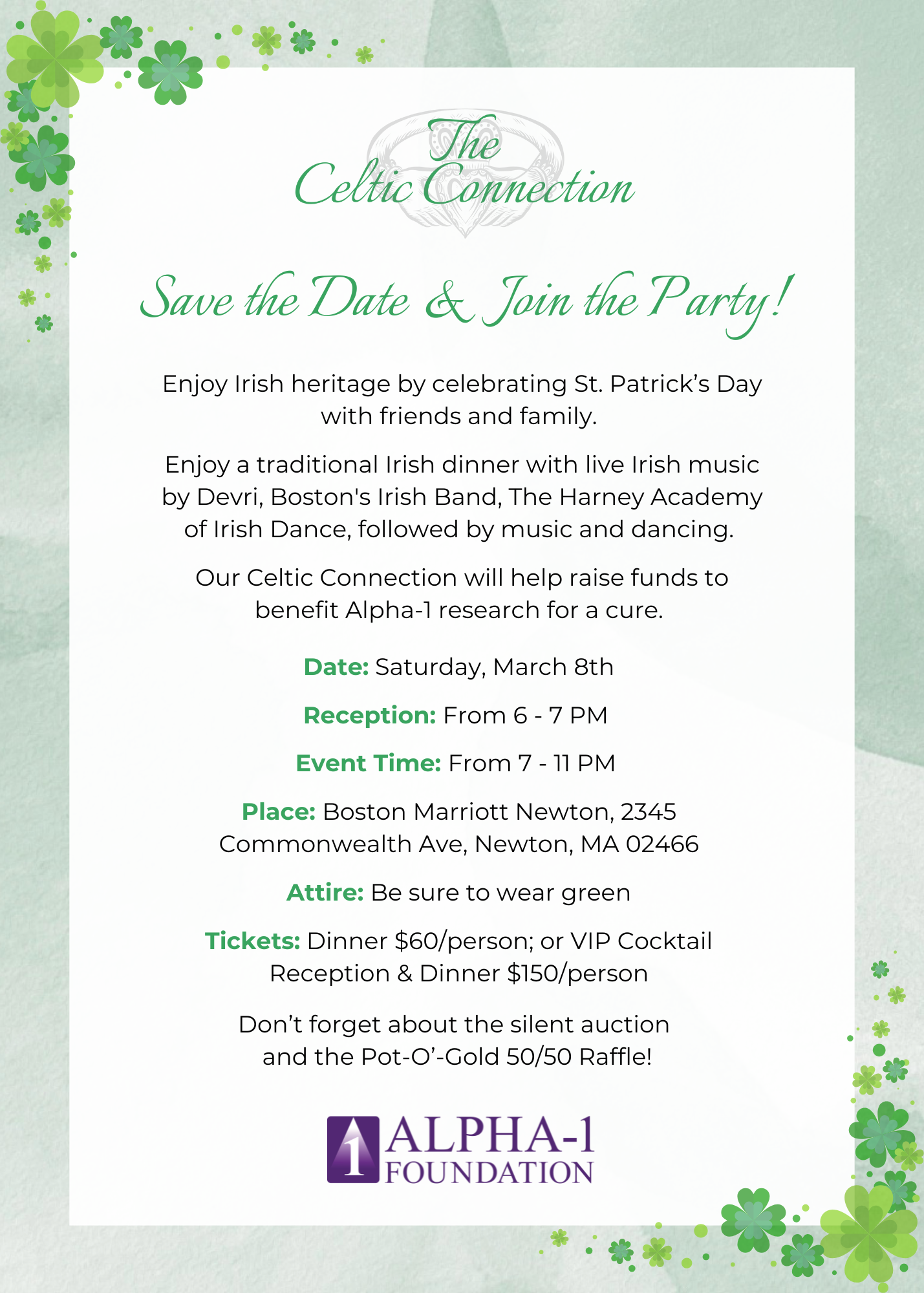 Celtic Connection 2025 - Alpha-1 Foundation